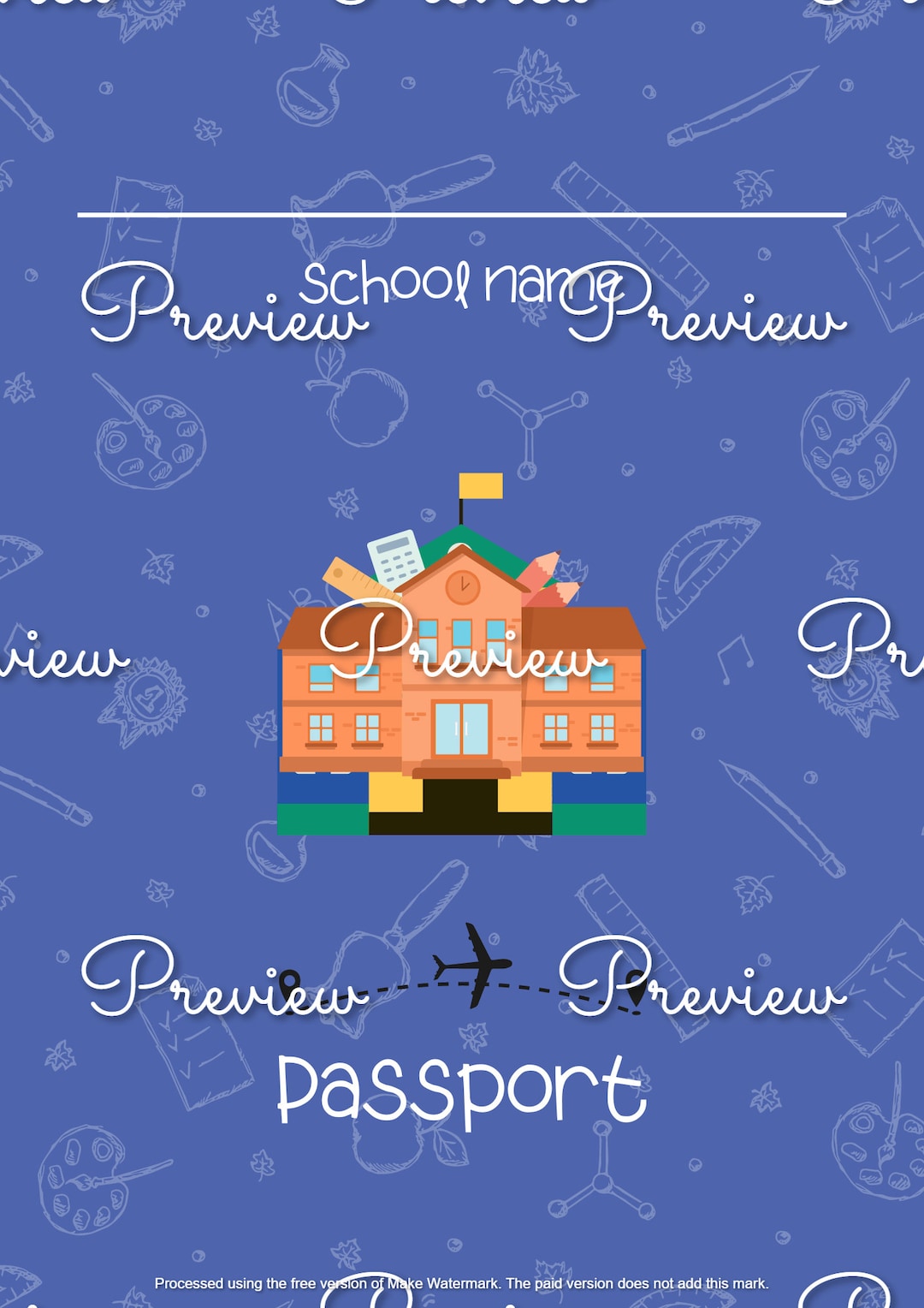 Student Passports Template - Etsy