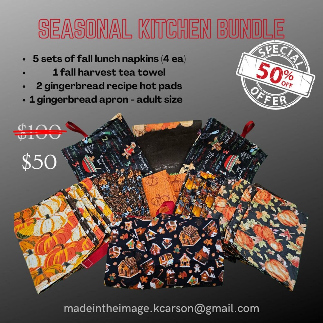 Seasonal Kitchen Bundle - Etsy