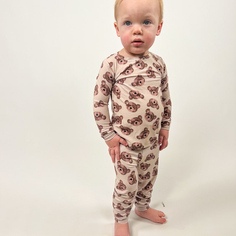 Teddy Bear Pajamas - Etsy
