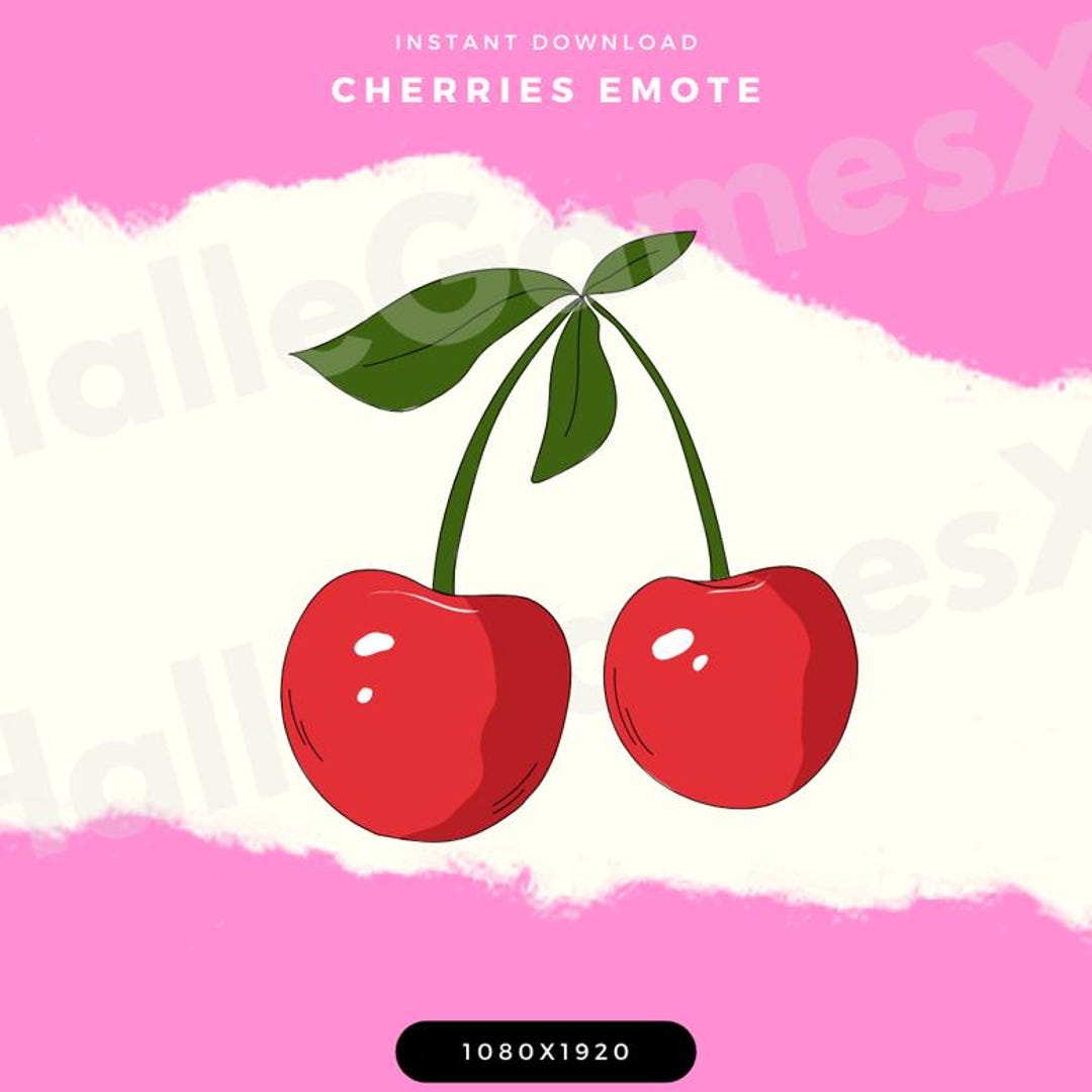 Juicy Cherries Emote - Etsy