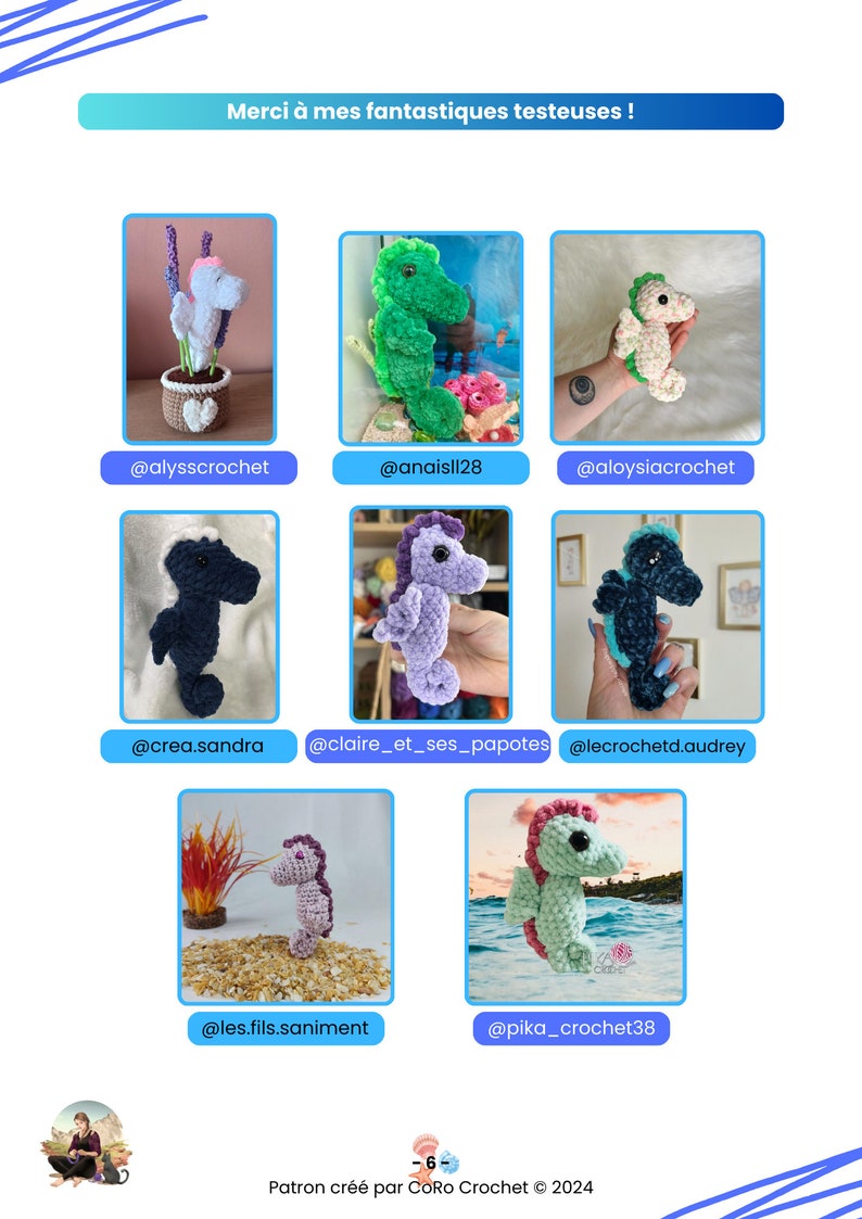 Lymara the Little Seahorse - PDF Crochet Pattern - Crochet Pattern ...