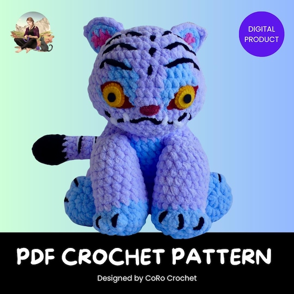 Kpop Demon Hunters Tiger Crochet Pattern - Etsy