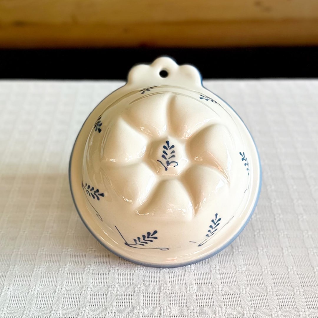Vintage 1950s Gabriel Keramik Sweden Ceramic Hanging Jelly Mold With ...