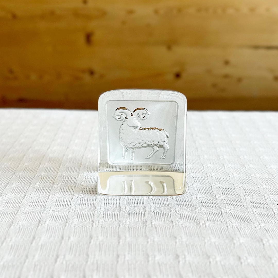 Vintage 1970s Paul Isling for Nybro Sweden Zodiac Collection Glass ...