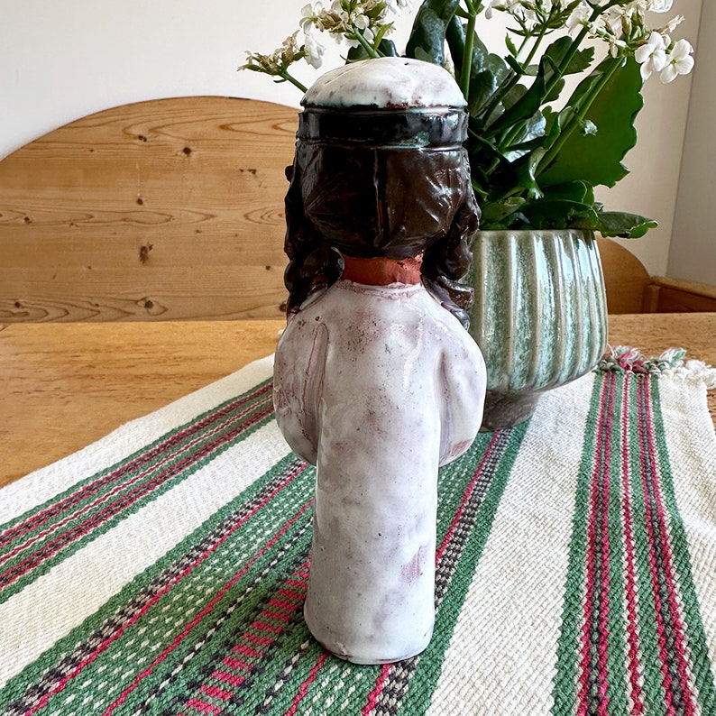 Vintage 1970s Anja Kantor Finland Ceramic Hand Painted Graduation ...
