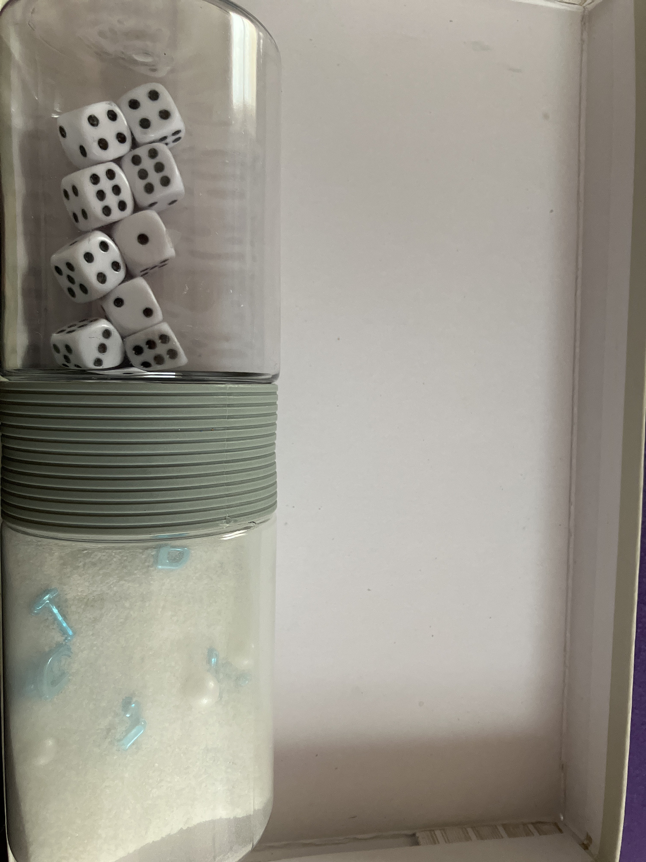 Hidden Treasure Dice Game Sensory Tube - Etsy