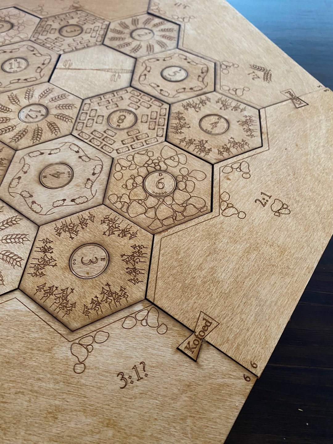 Custom Settlers of Catan Board - Etsy