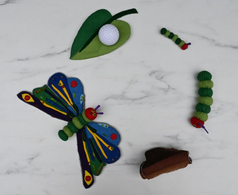 The Very Hungry Caterpillar 3D Felt Story Set - Etsy