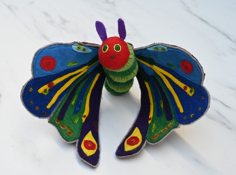 The Very Hungry Caterpillar 3D Felt Story Set - Etsy