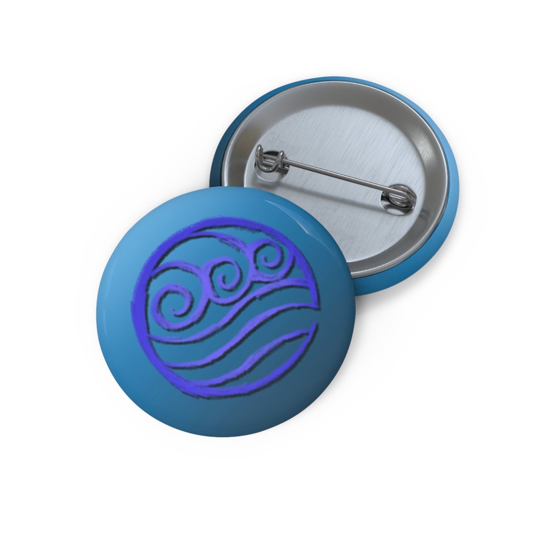 Waterbending Symbol Pin Avatar the Last Airbender Fanart - Etsy