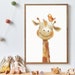 Giraffe Poster, Nursery Print, Safari Nursery Decor, PRINTABLE ...