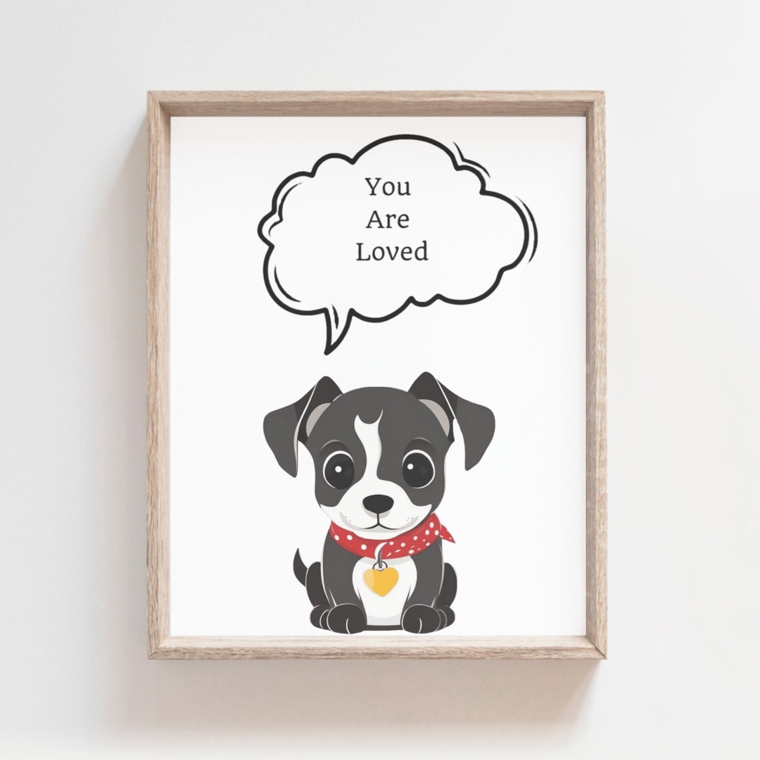 PRINTABLE, You Are Loved Poster, Nursery Wall Art, Nursery Decor ...