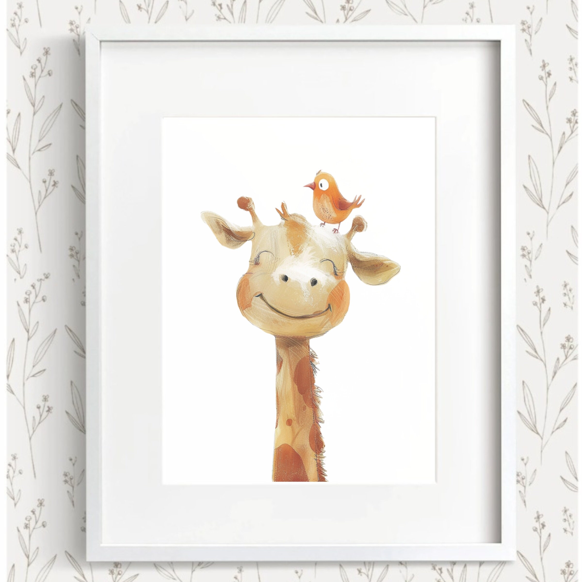 Giraffe Poster, Nursery Print, Safari Nursery Decor, PRINTABLE ...
