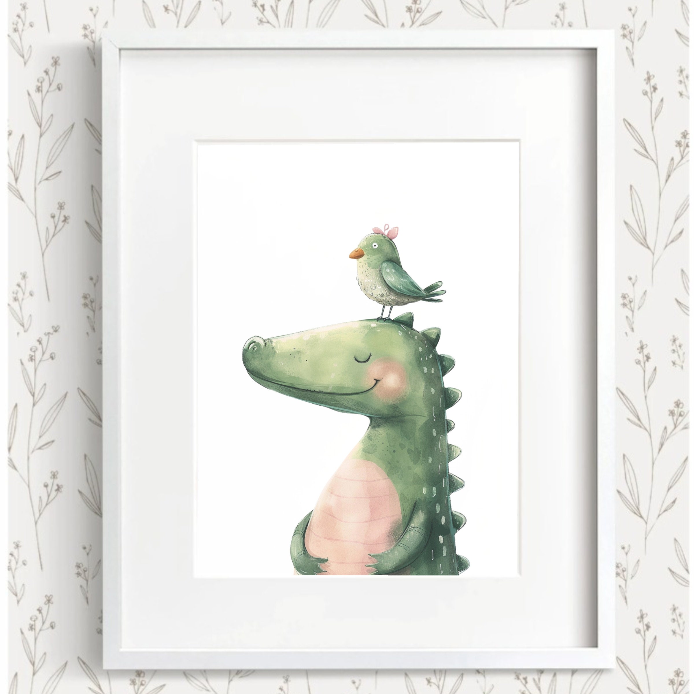Crocodile Poster, Alligator Wall Art, Safari Wall Decor, Kids Playroom ...
