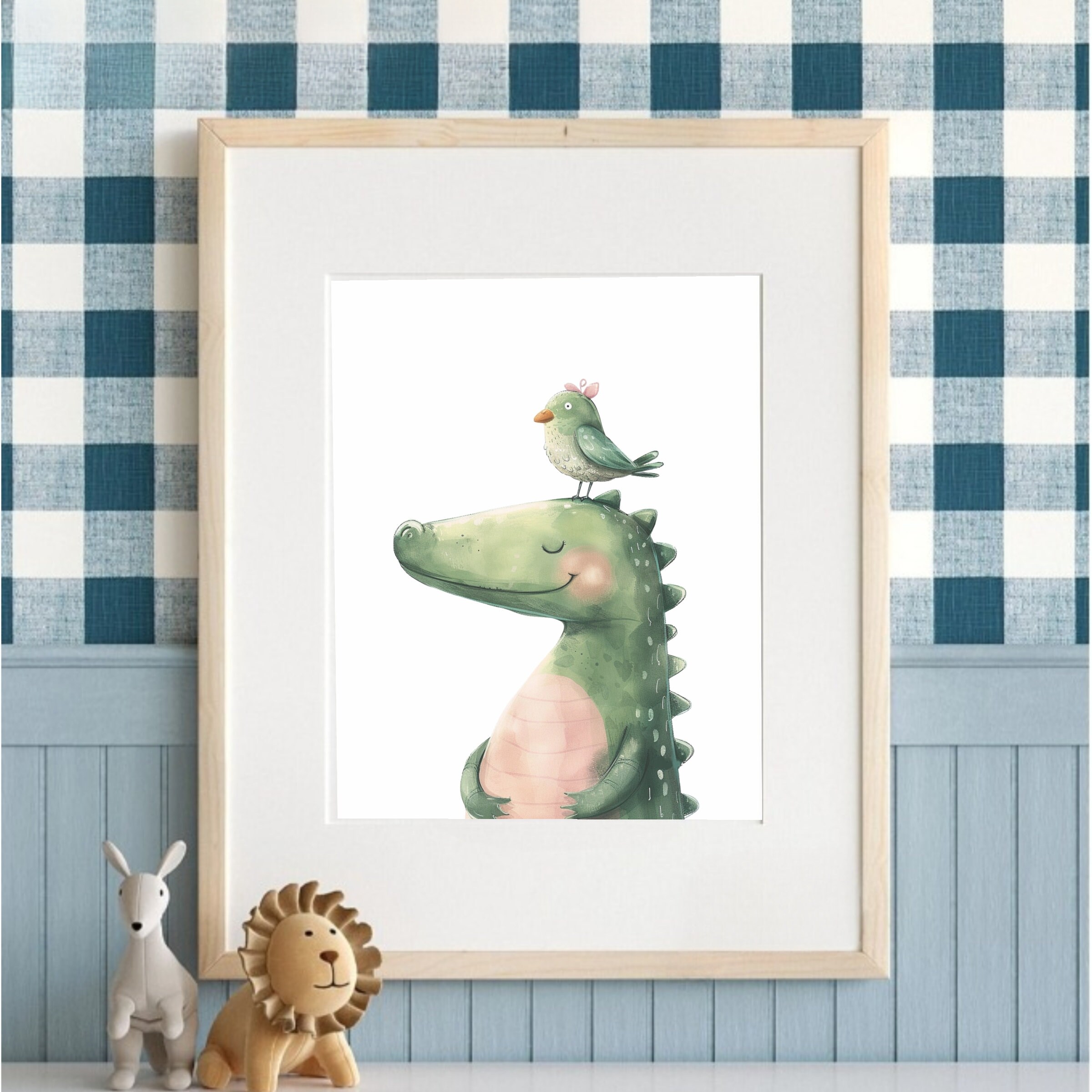 Crocodile Poster, Alligator Wall Art, Safari Wall Decor, Kids Playroom ...
