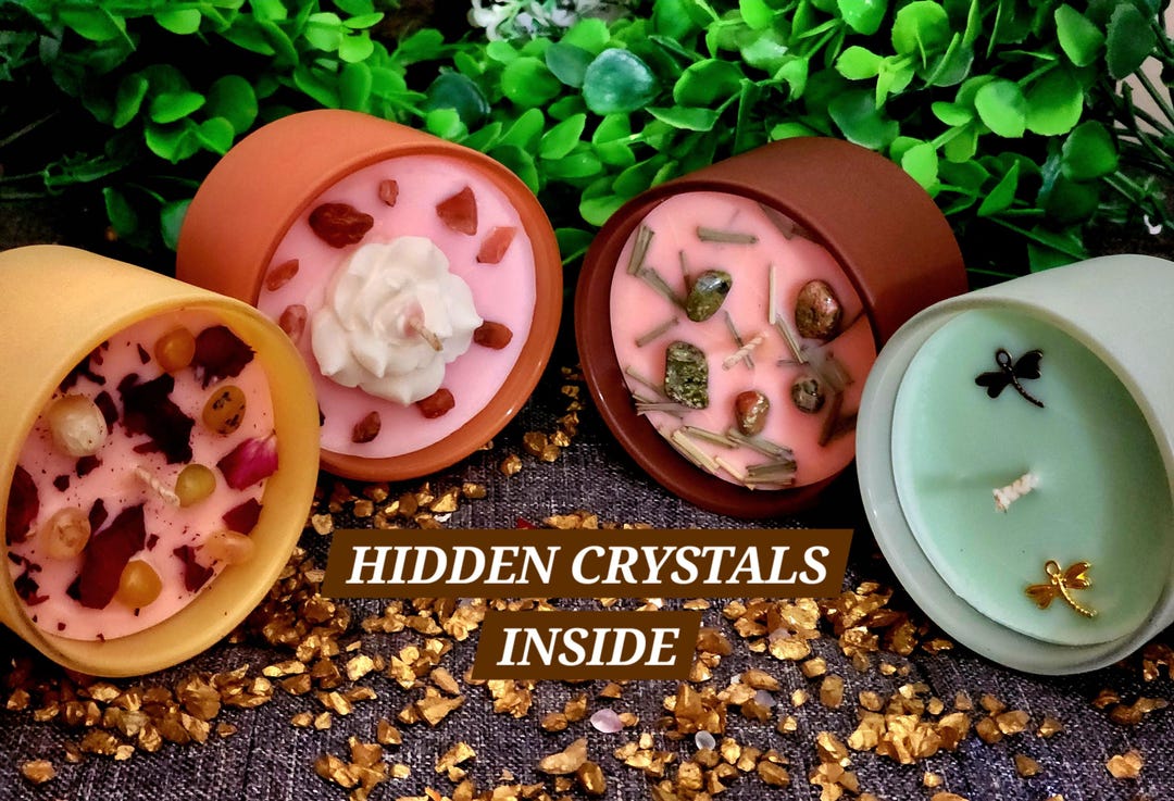 Hidden Surprise Candle | Witch's Brew |halloween Crystal Candle ...