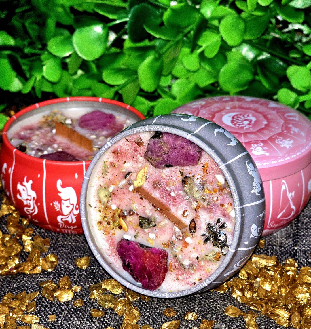 Garnet Candle for Commitment | Root Chakra Crystals | Boost Energy | Wood Wick Candle - Etsy