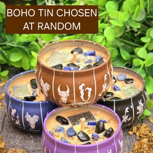 Self Discipline Candle Obsidian Block Negative Energy Sweet Pea Daisy ...