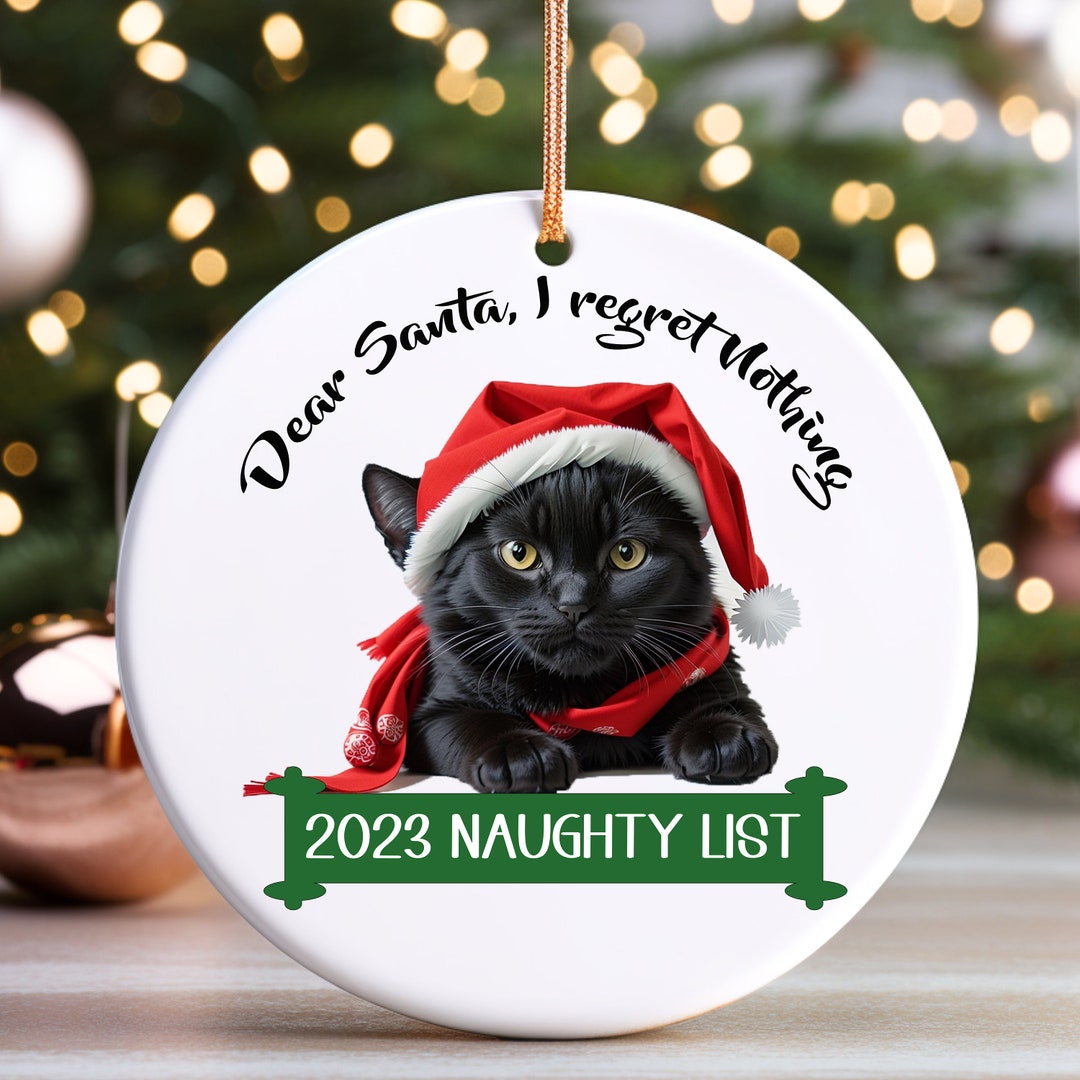 Black Cat Ornament Black Cat Gifts Cat Themed Gifts Cat - Etsy