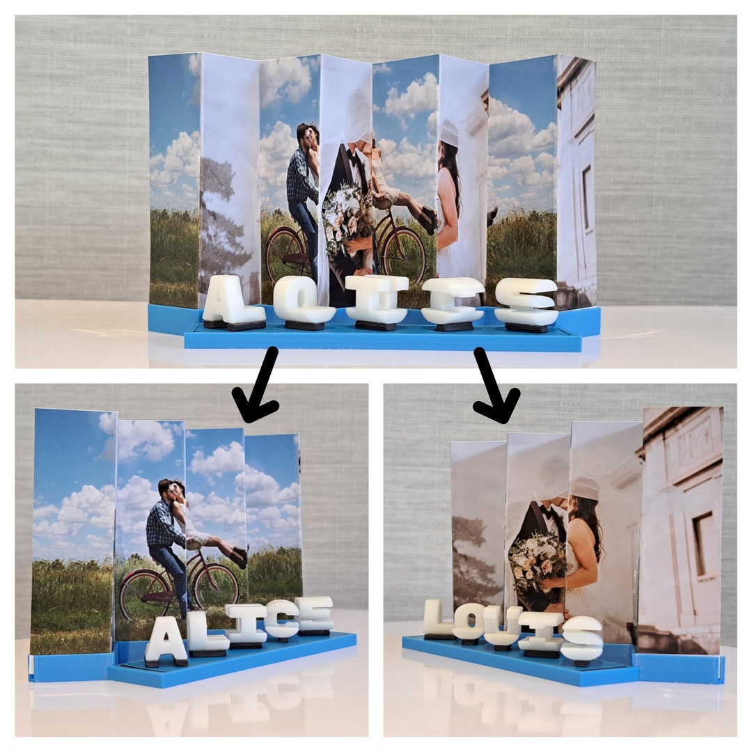 Personalized Illusion Photo Frame Kit, Original Personalized Gift - Etsy