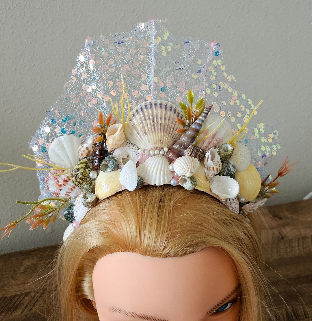 Mermaid Crown LIGHT UP Headpiece Headband - Etsy