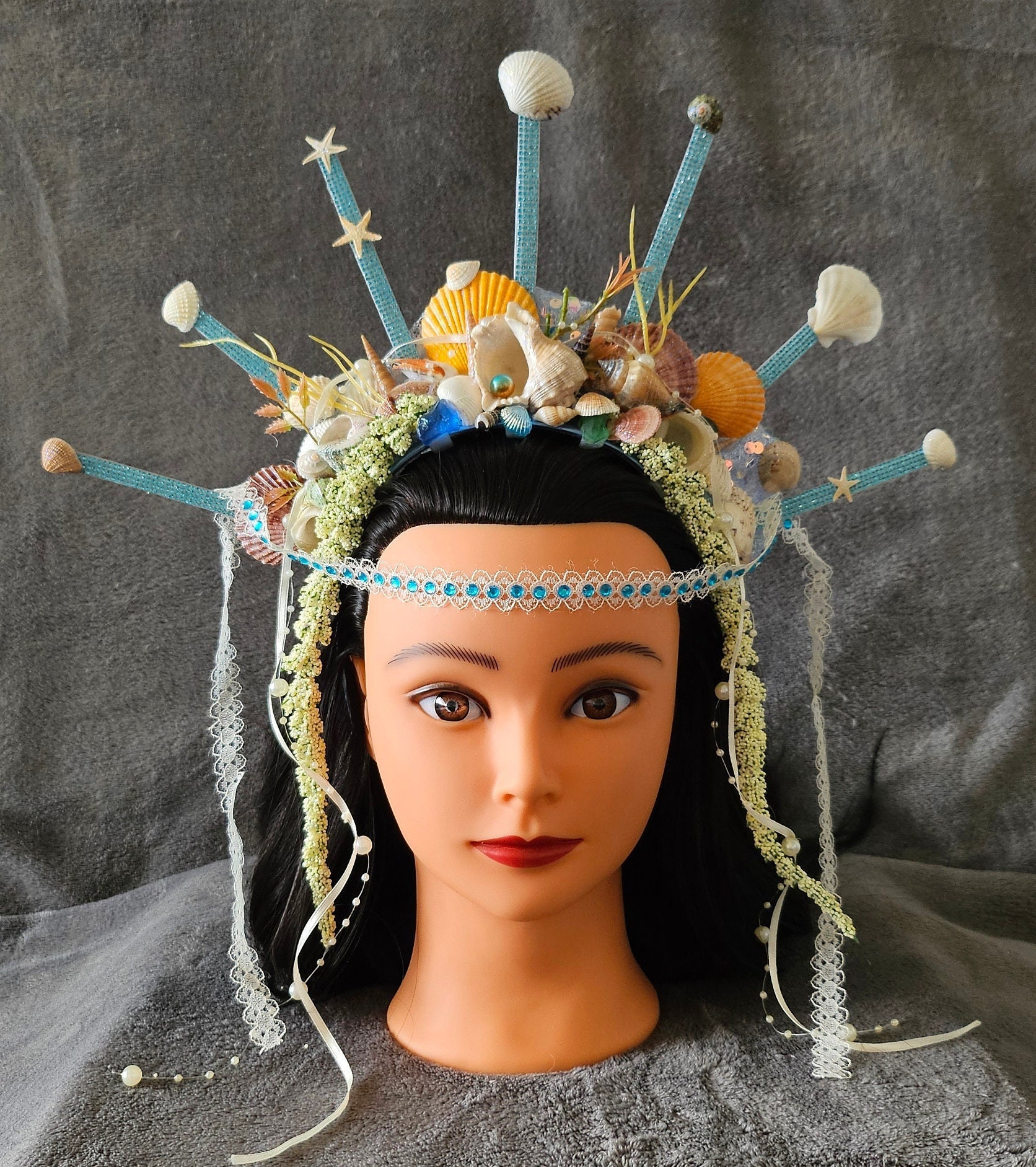 Mermaid Crown LIGHT UP Headpiece Headband - Etsy