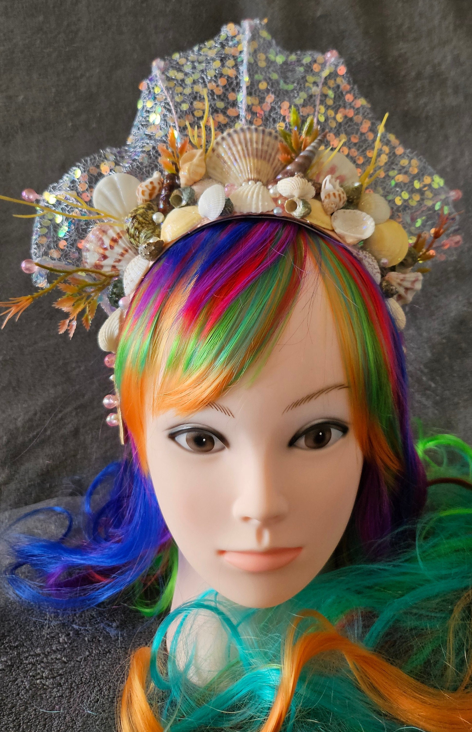 Mermaid Crown LIGHT UP Headpiece Headband - Etsy