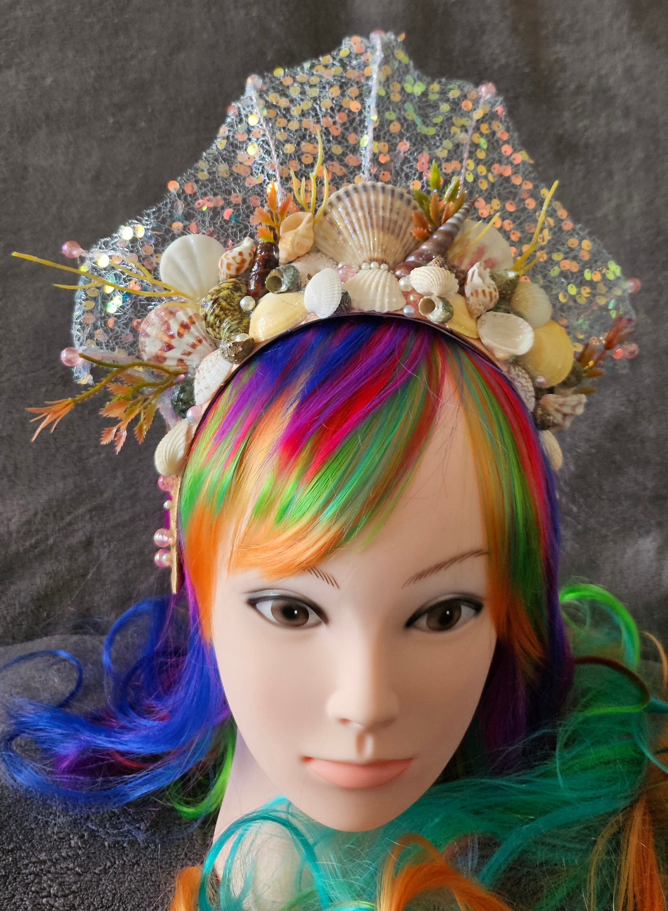 Mermaid Crown LIGHT UP Headpiece Headband - Etsy