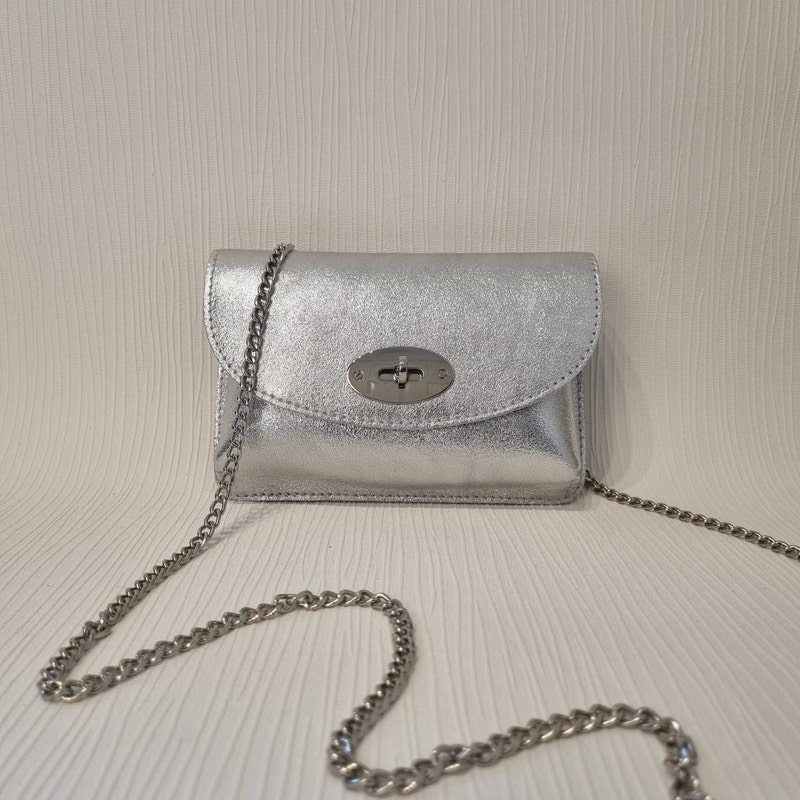 Silver Clutch Bag - Etsy
