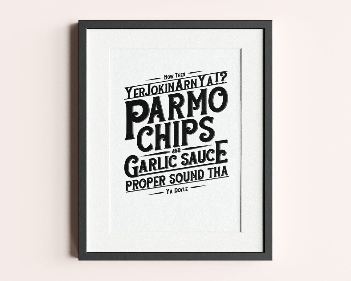 Teesside Middlesbrough Dialect Slang Typography Print - Etsy