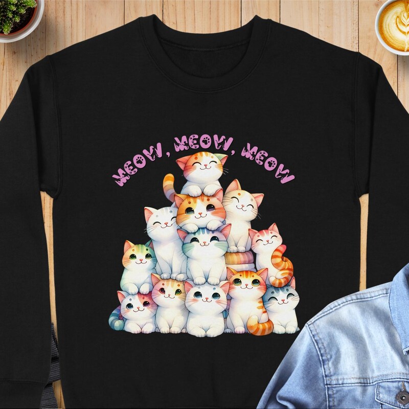 Meow T Shirt - Etsy