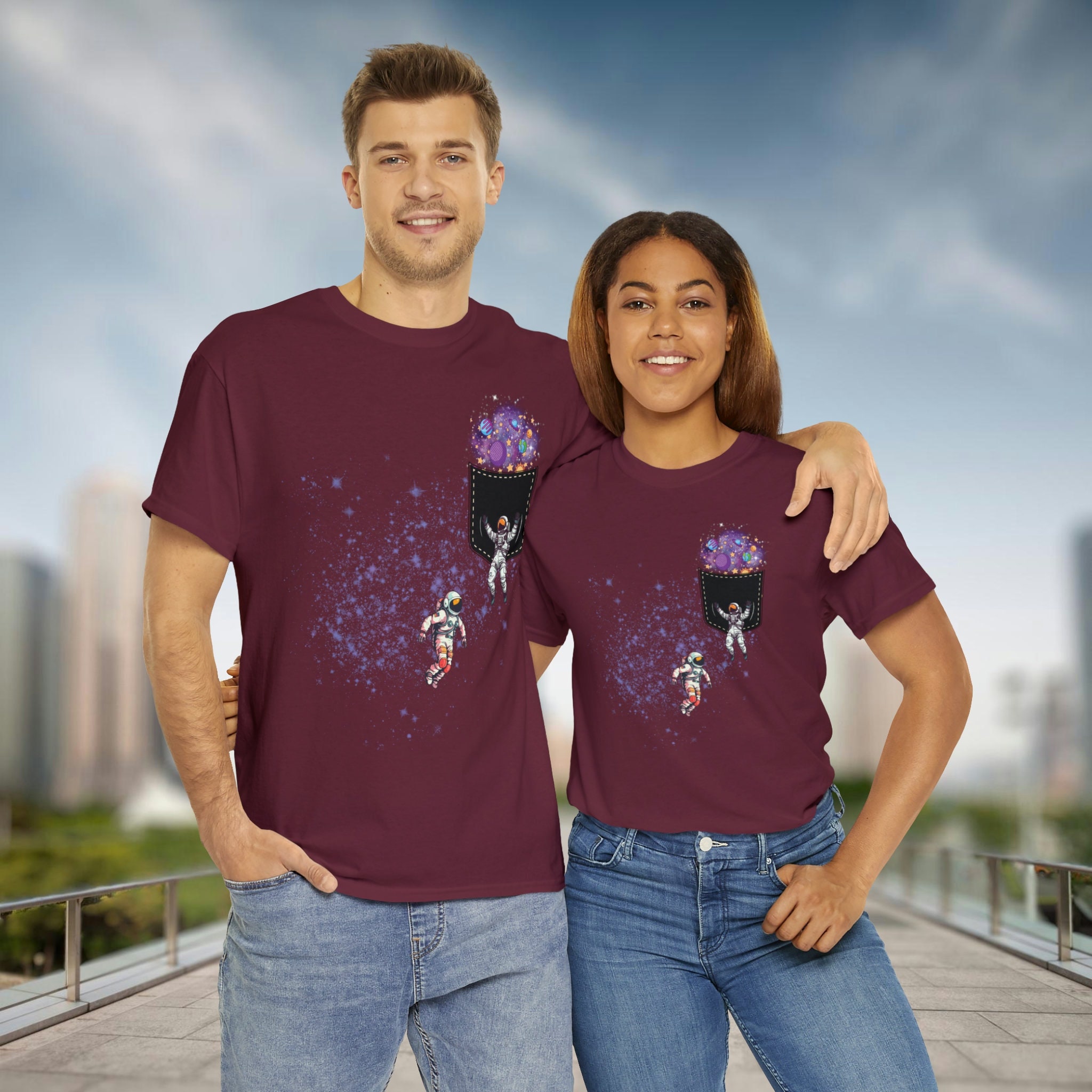 Galactic Explorers Unisex T-shirt, Space Odyssey Tee, Astronauts ...