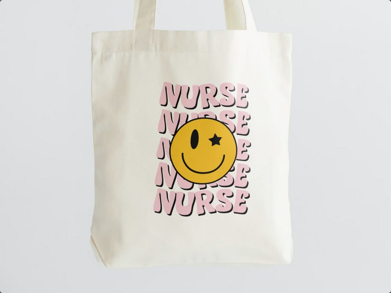 NURSE SMILEY FACE Nurse Printable Sticker, Svg Cut File, Png Print File ...