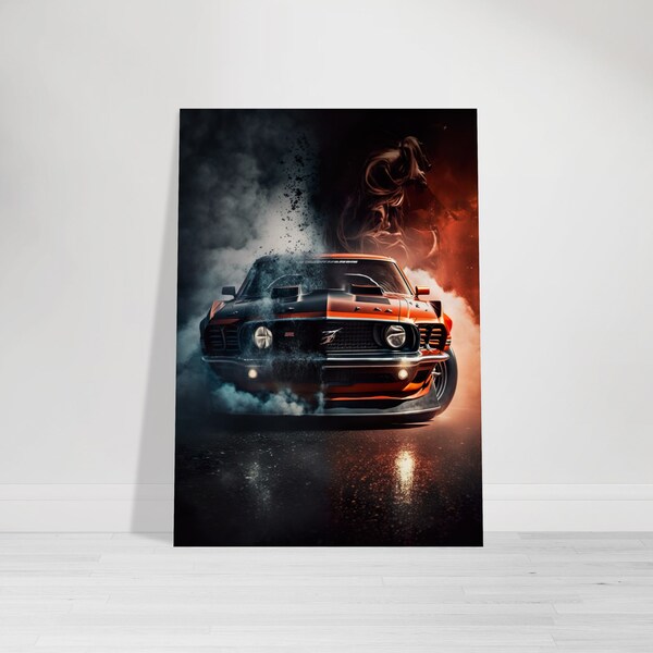 1969 Mustang Poster - Etsy