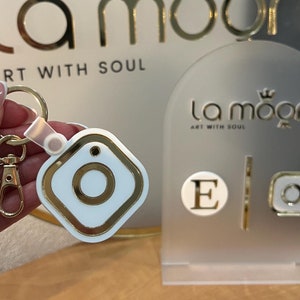 NFC Keychain SVG Nfc Sscannable Diy Nfc Keychain Instagram Schlüsselanhänger Nfc Tag Laserfile ...