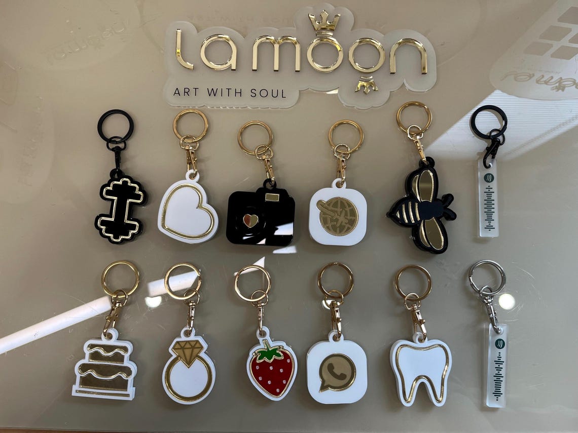Scratched NFC Keychains: Sample Imperfect Keyrings - Etsy