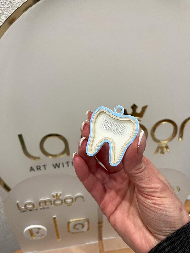 NFC Keychain SVG Nfc Smart Nfc Keychain Tooth Schlüsselanhänger Nfc Tag ...