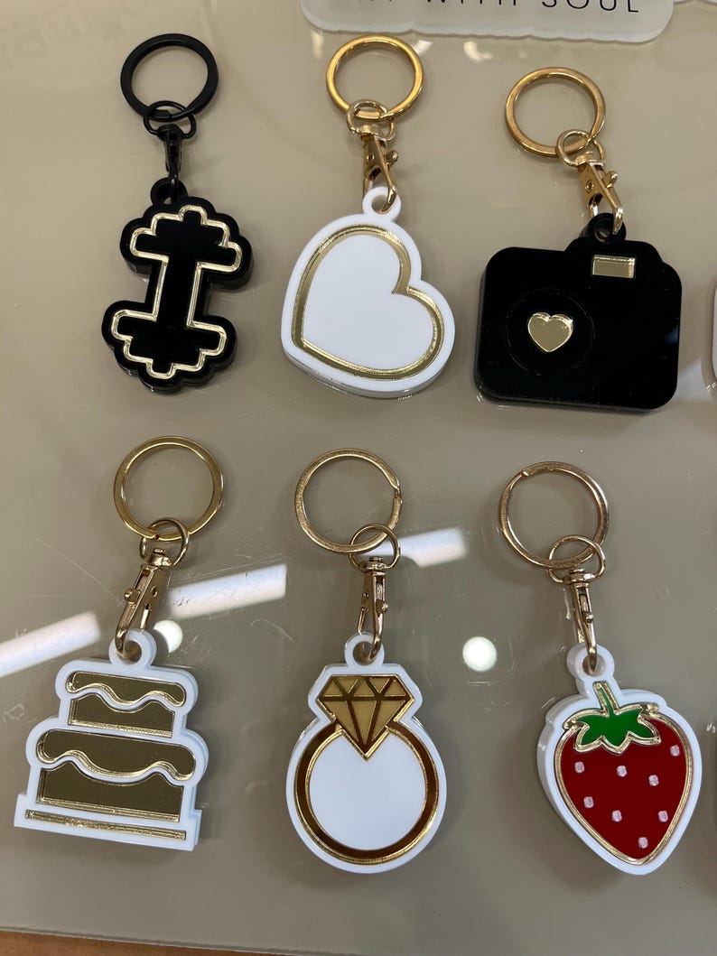Scratched NFC Keychains: Sample Imperfect Keyrings - Etsy