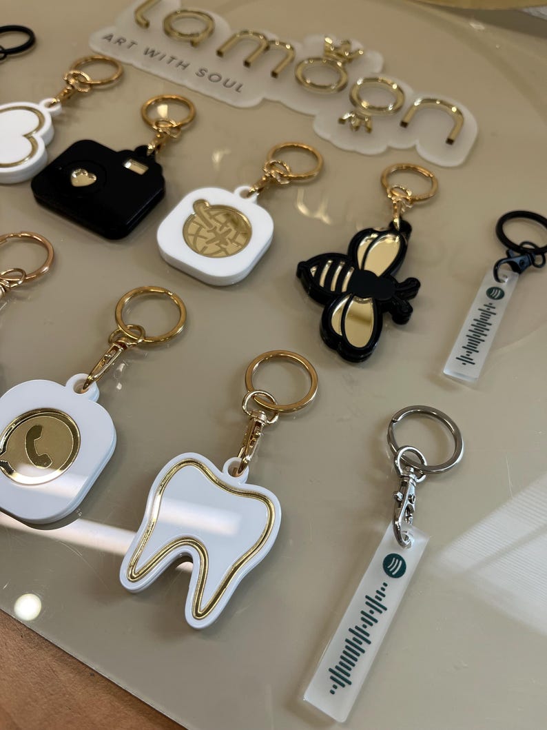 Scratched NFC Keychains: Sample Imperfect Keyrings - Etsy