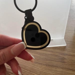 Heart Logo Keychain NFC or QR Code Digital SVG File for Laser - Etsy