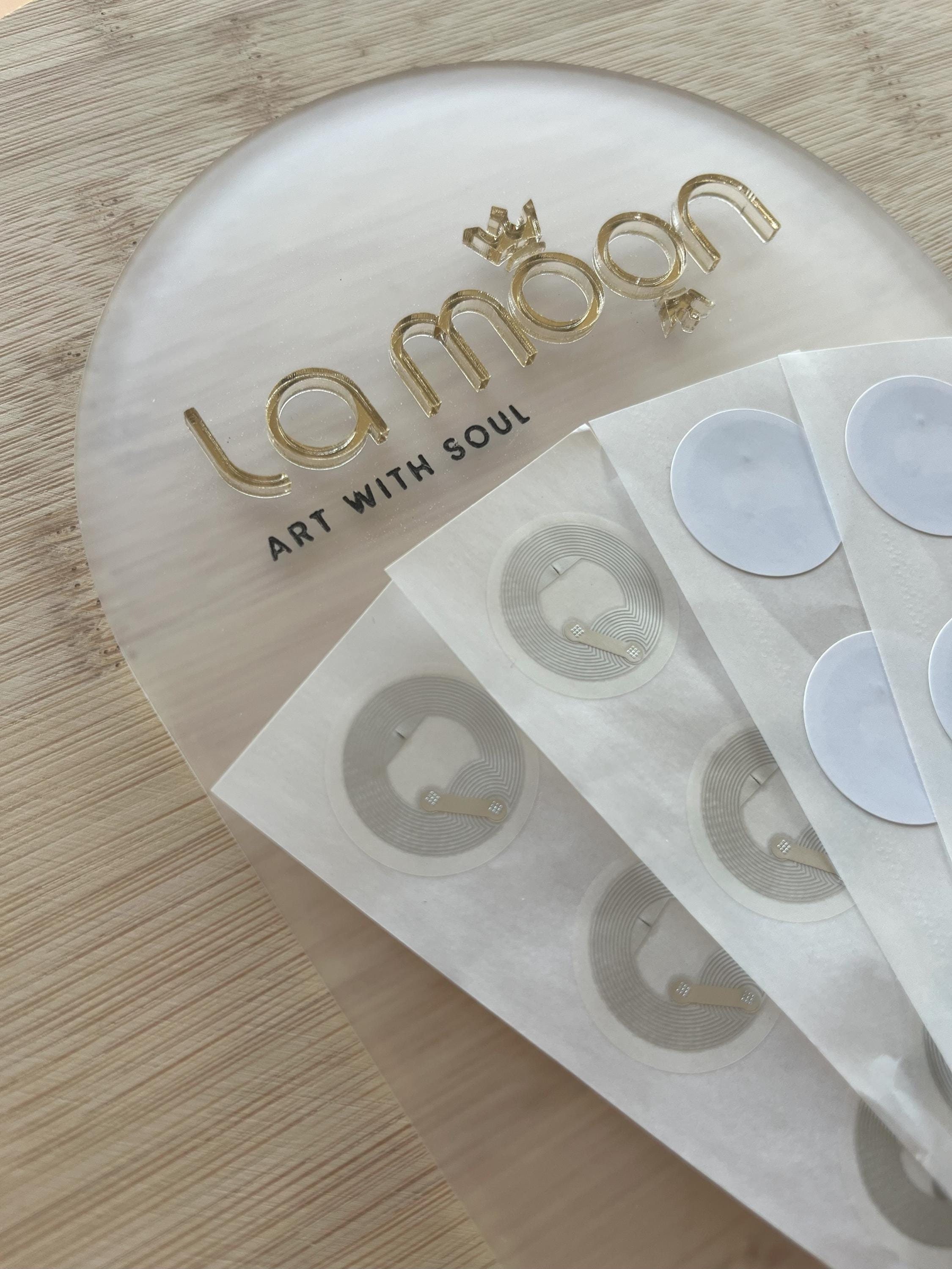 25mm NFC Tag Ntag213 Sticker: 144 Bytes, Transparent/white - Etsy