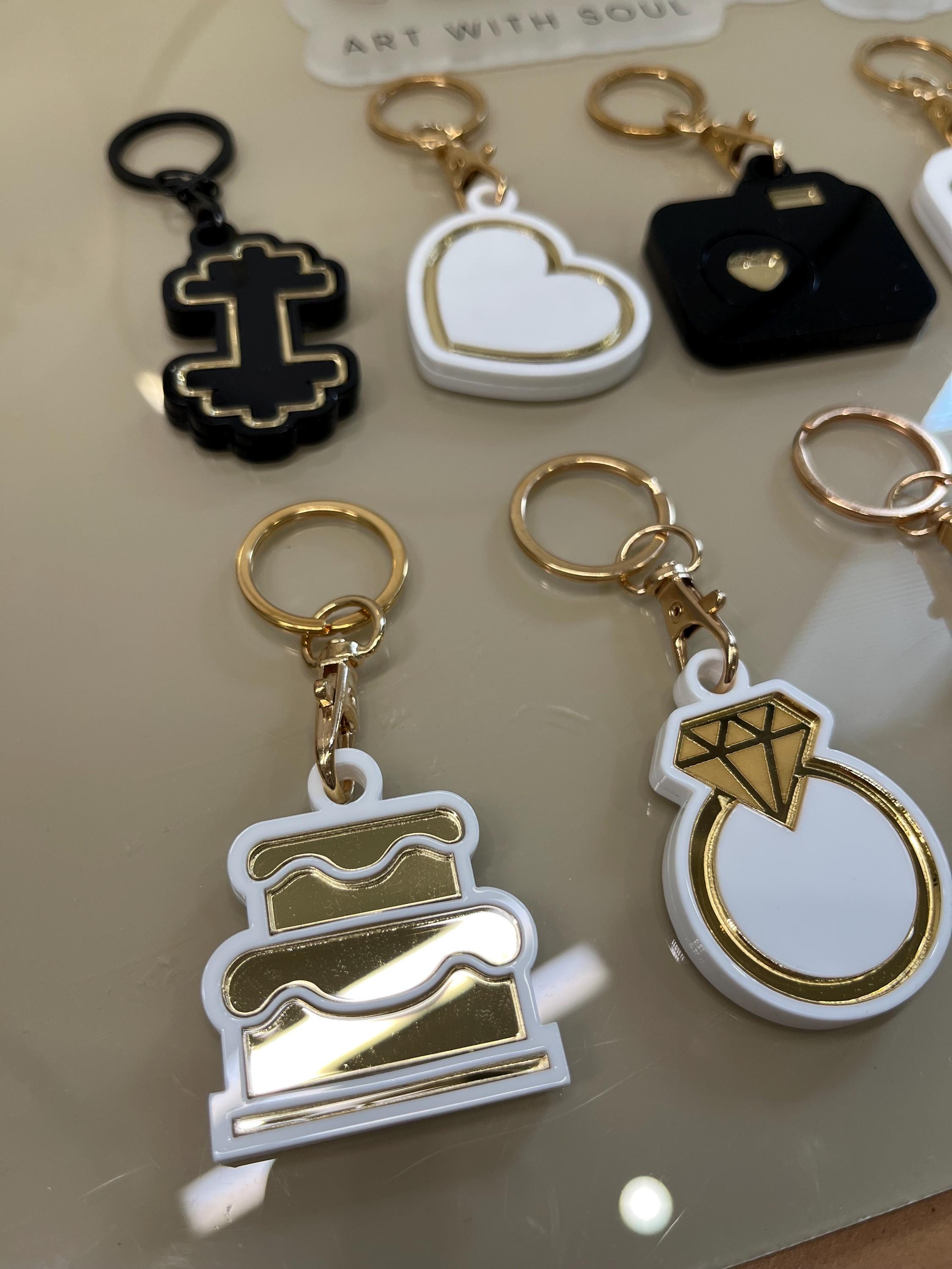Scratched NFC Keychains: Sample Imperfect Keyrings - Etsy
