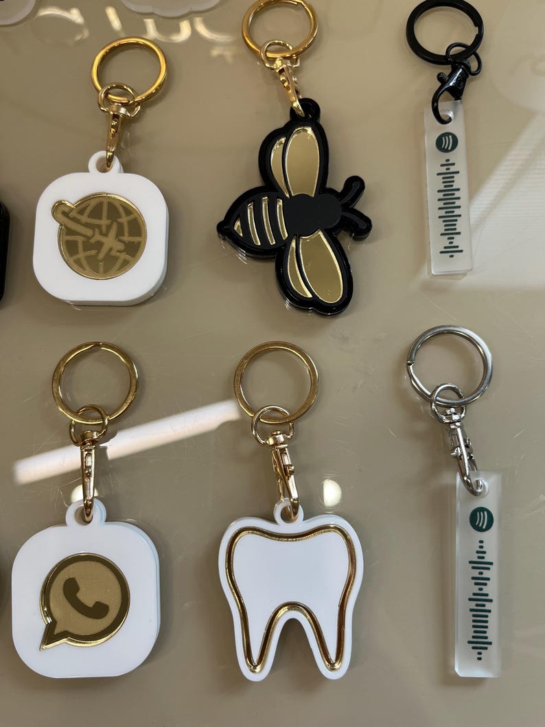Scratched NFC Keychains: Sample Imperfect Keyrings - Etsy