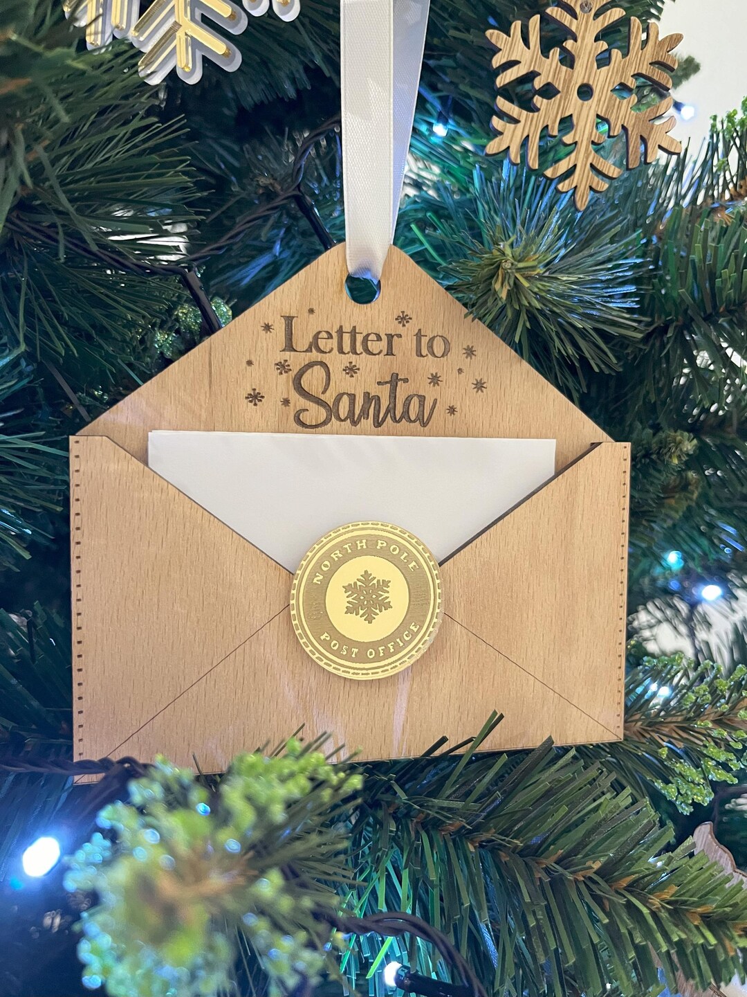 Santa Letter SVG File Laser Post Christmas Santa Letter Personalized ...