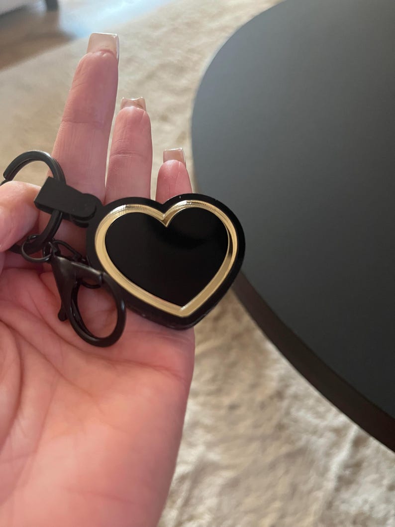 Heart Logo Keychain NFC or QR Code Digital SVG File for Laser - Etsy