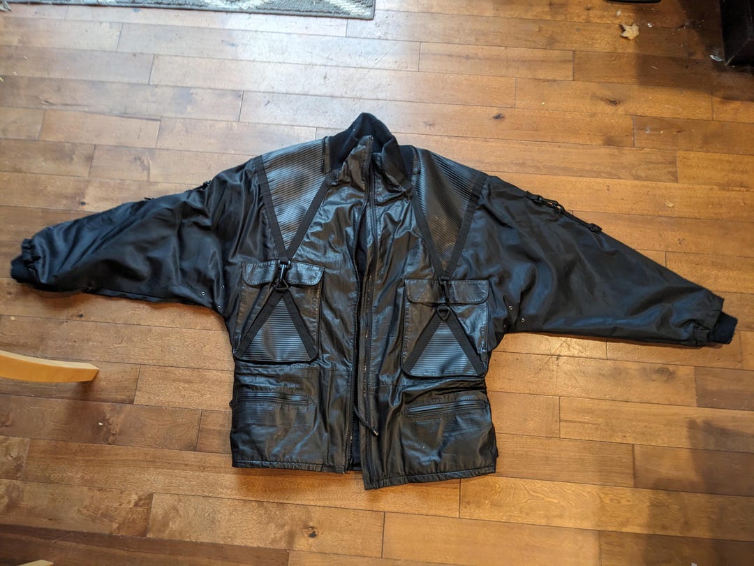 Awesome Leather Jacket With Buckle Detail - Etsy