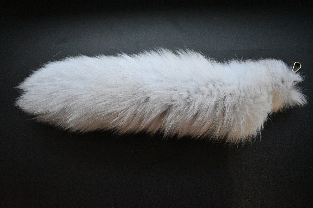 Blue Arctic Fox Tail - Etsy