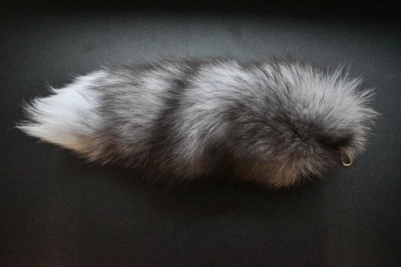 Indigo Fox Tail - Etsy
