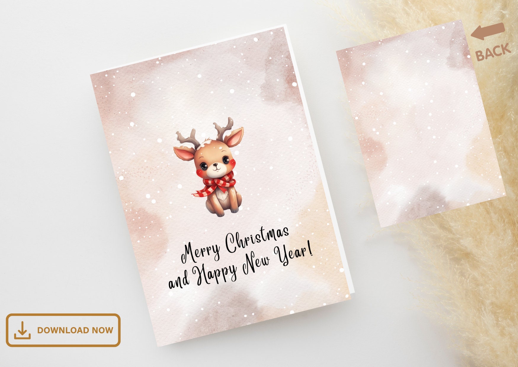 Digital Christmas Card Printable Card Digital Christmas - Etsy
