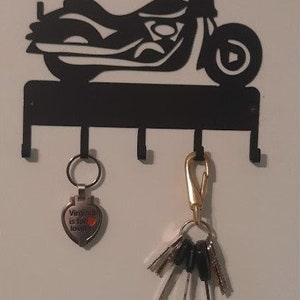 Motorcycle Key Holder: Decorative Metal Key Rack - Etsy